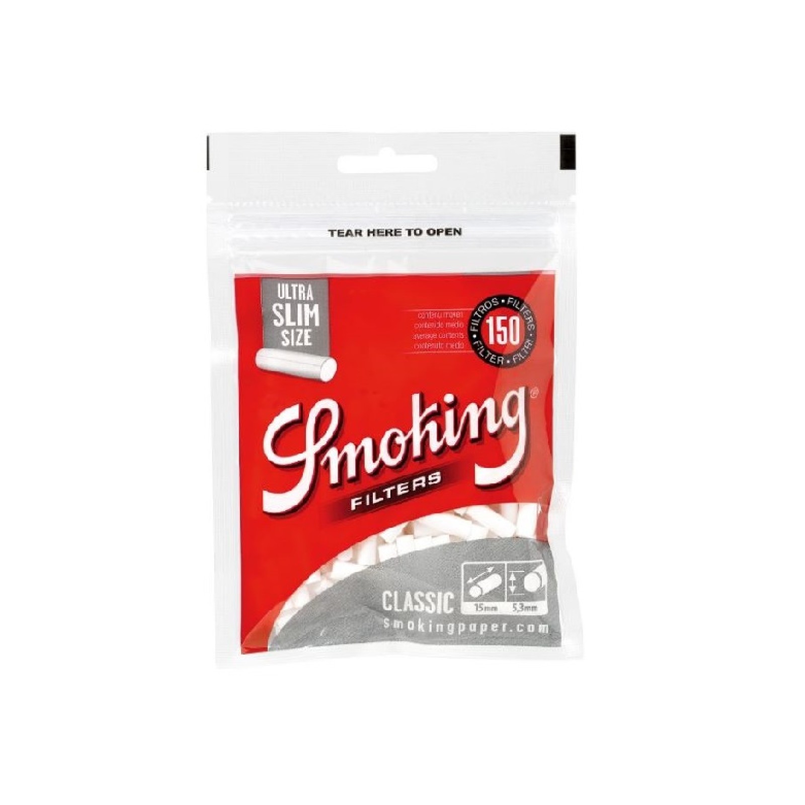 Cutie 30 pungi Smoking Filters Classic Ultra Slim 150