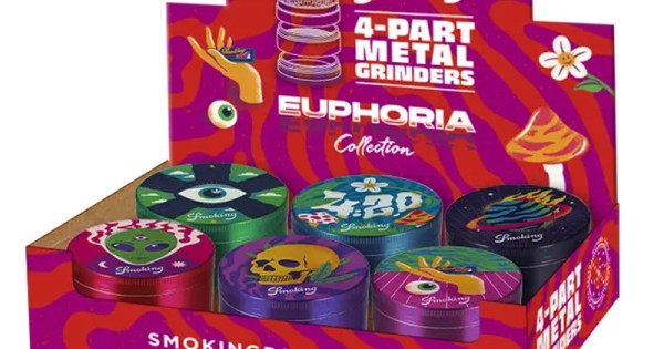 Set 6 Grindere Smoking Euphoria 50 mm Diverse Modele